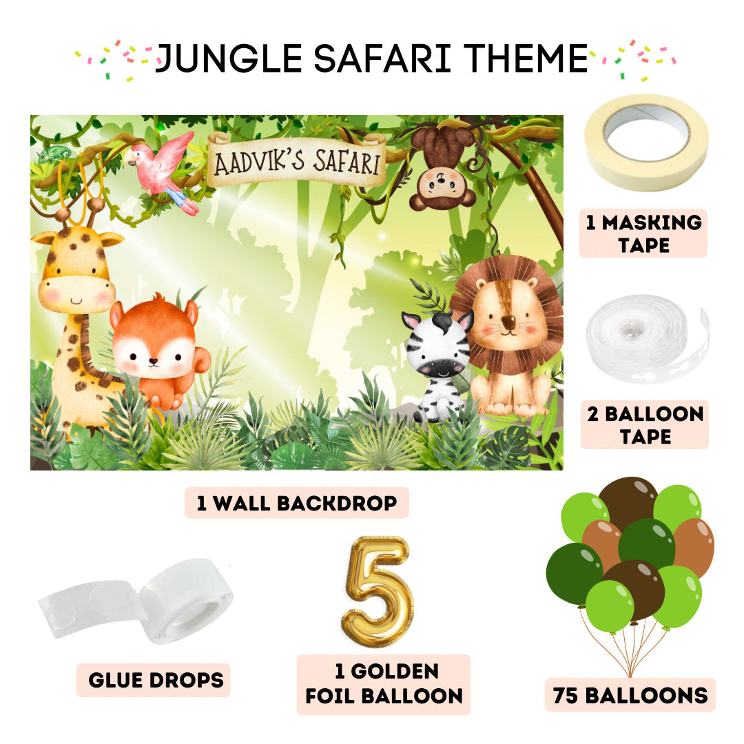 WILD JUNGLE SAFARI BASIC KIT – oinkoink01