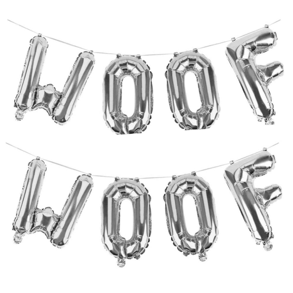 Woof Woof Rose Gold Foil Balloons – oinkoink01